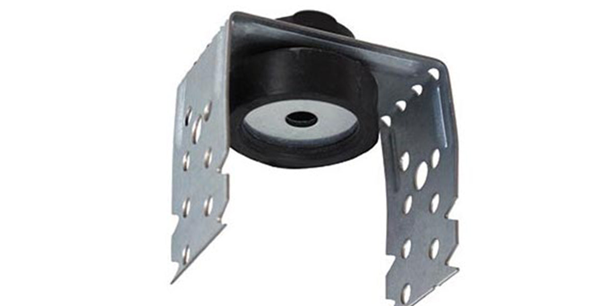 Isosonic Acoustic Ceiling Brackets | 45mm Arm — Soundstop.co.uk