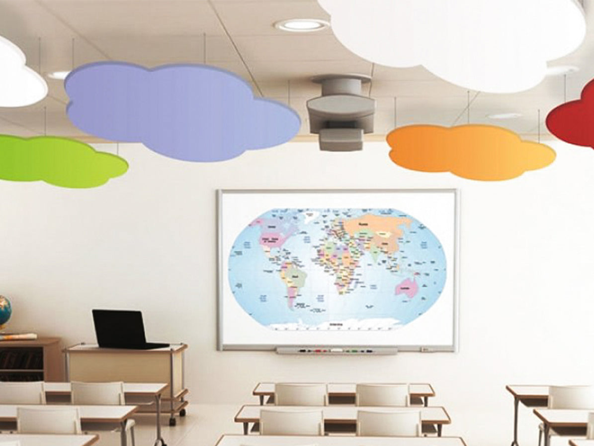 EchoPro Cloud | Shaped Echo Reducing Acoustic Panels — Soundstop.co.uk